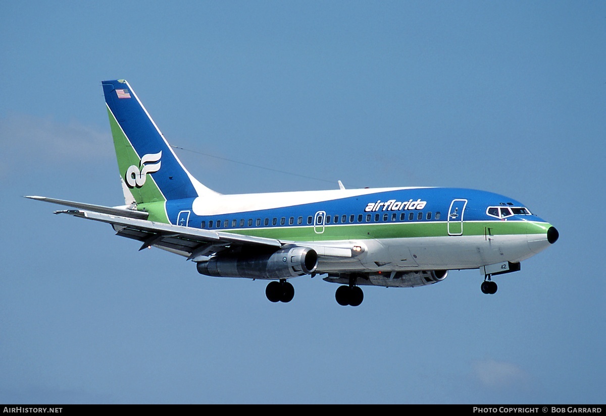 Aircraft Photo of N42AF | Boeing 737-112 | Air Florida | AirHistory.net ...