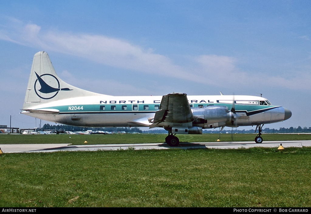 Aircraft Photo of N2044 | Convair 580 | North Central Airlines ...