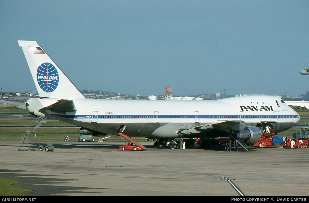 Aircraft Photo of N753PA | Boeing 747-121 | Pan American World Airways ...