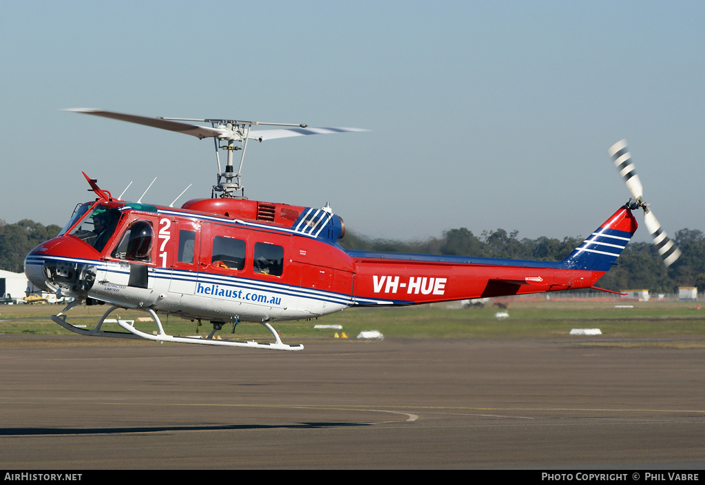 Aircraft Photo of VH-HUE | Bell UH-1H Iroquois | Heli-Aust | AirHistory ...