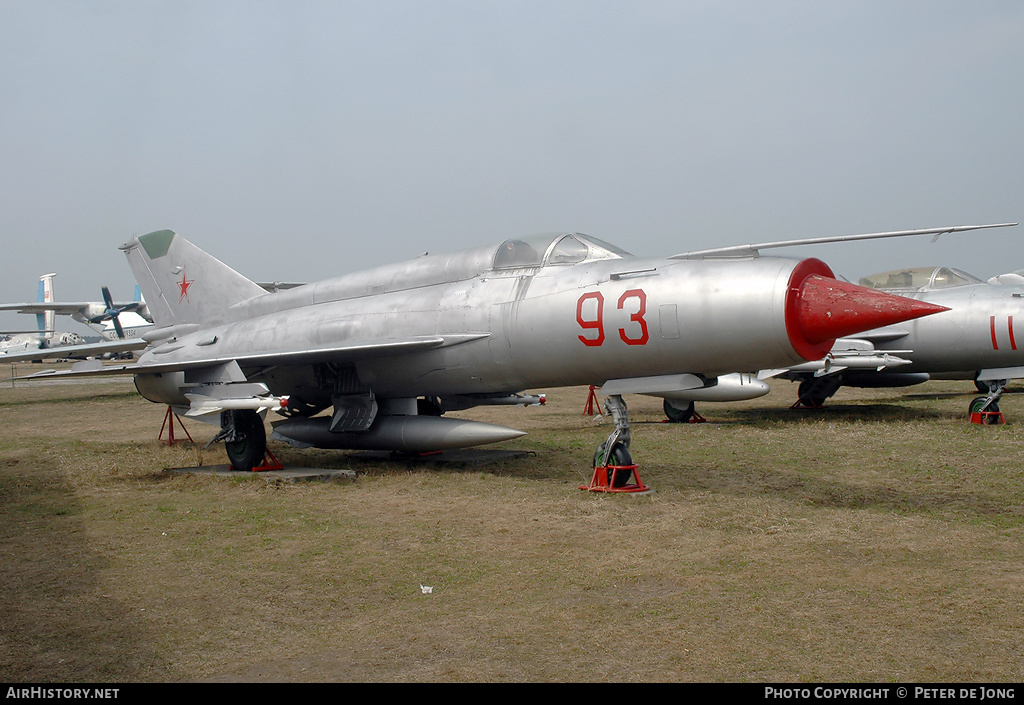 Aircraft Photo of 93 red | Mikoyan-Gurevich MiG-21S | Soviet Union ...