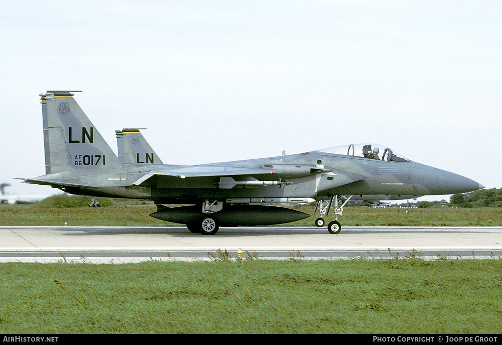 Aircraft Photo of 86-0171 / AF86-0171 | McDonnell Douglas F-15C Eagle ...