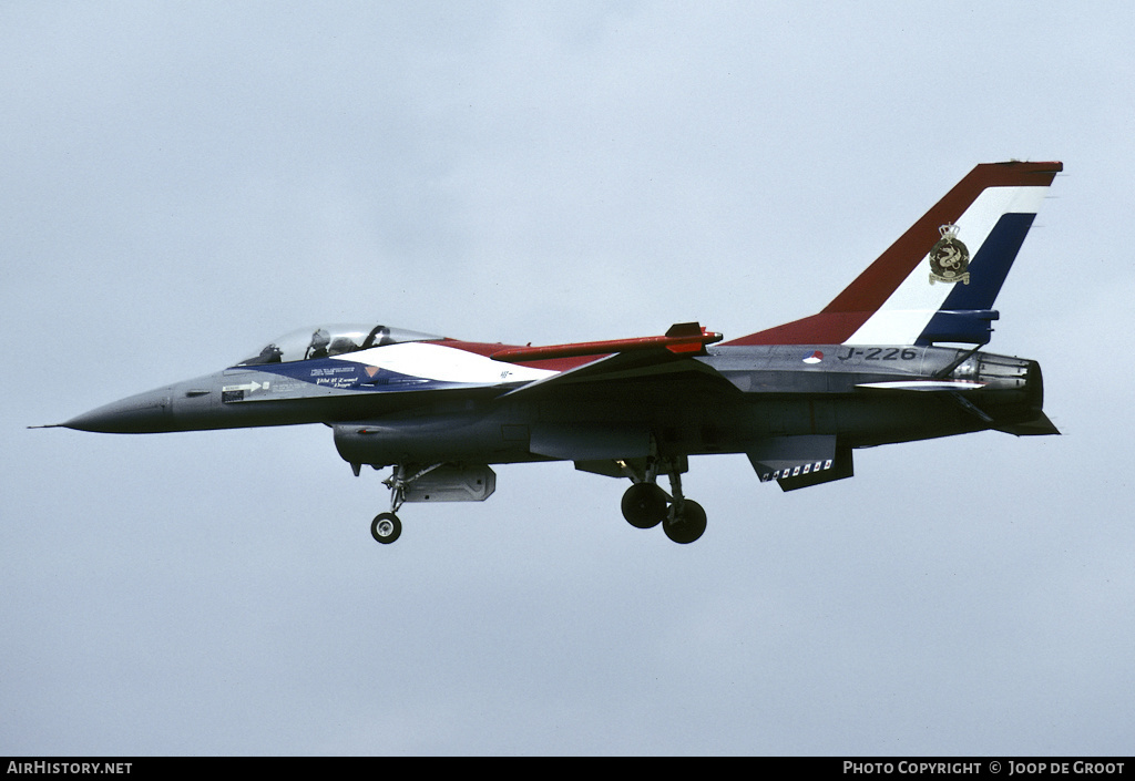 Aircraft Photo of J-226 | General Dynamics F-16A Fighting Falcon ...