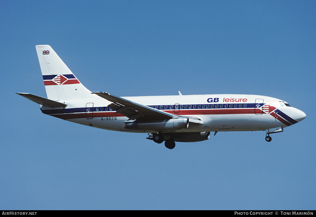 Aircraft Photo of G-BECG | Boeing 737-204/Adv | GB Leisure | AirHistory ...
