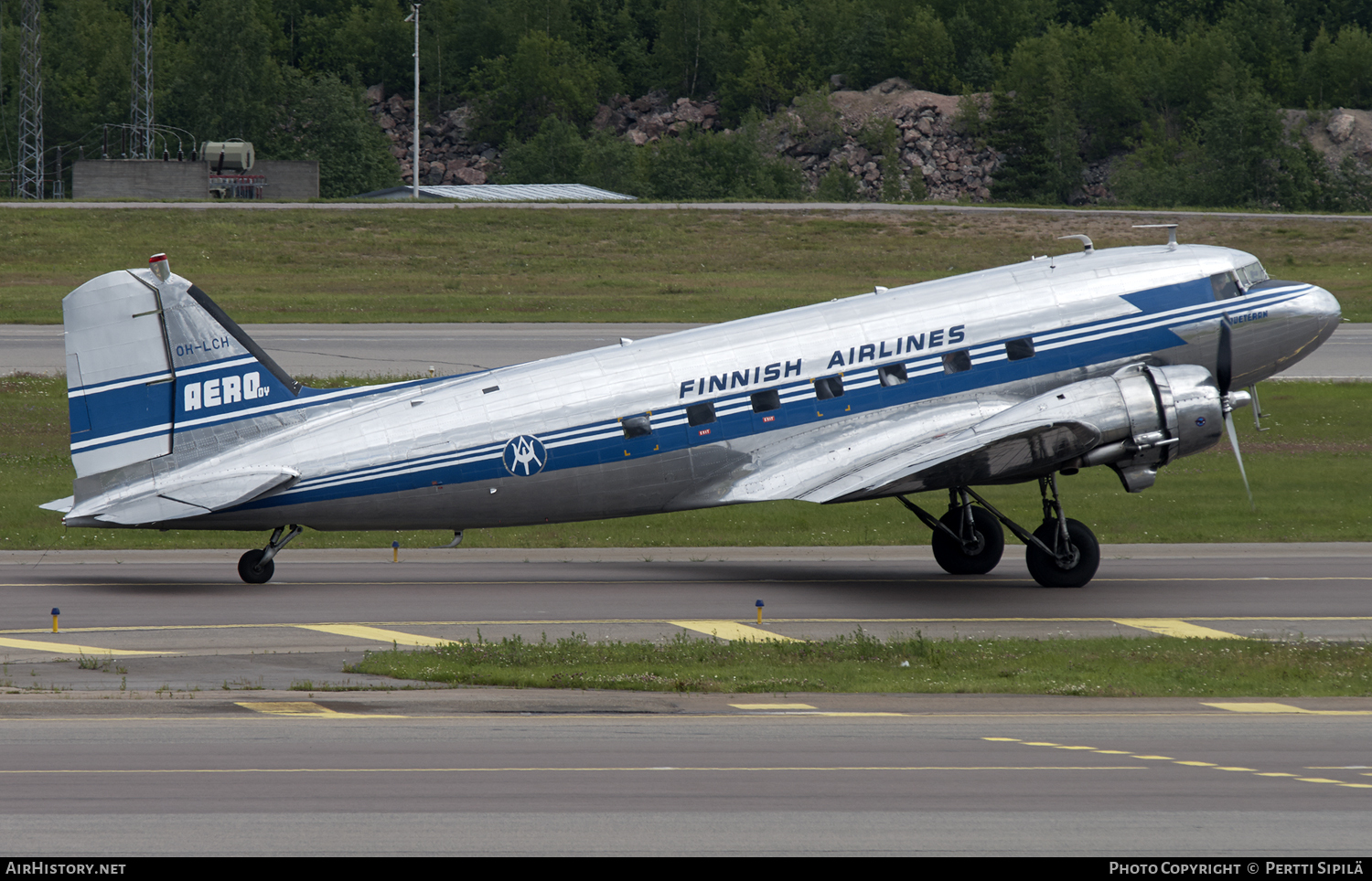Aircraft Photo of OH-LCH | Douglas DC-3(CF) | Airveteran | Aero - Finnish Airlines | AirHistory ...