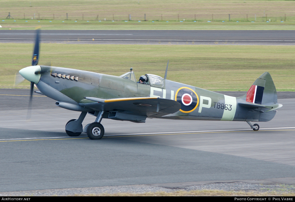 Aircraft Photo of VH-XVI / TB863 | Supermarine 361 Spitfire LF16E | UK ...
