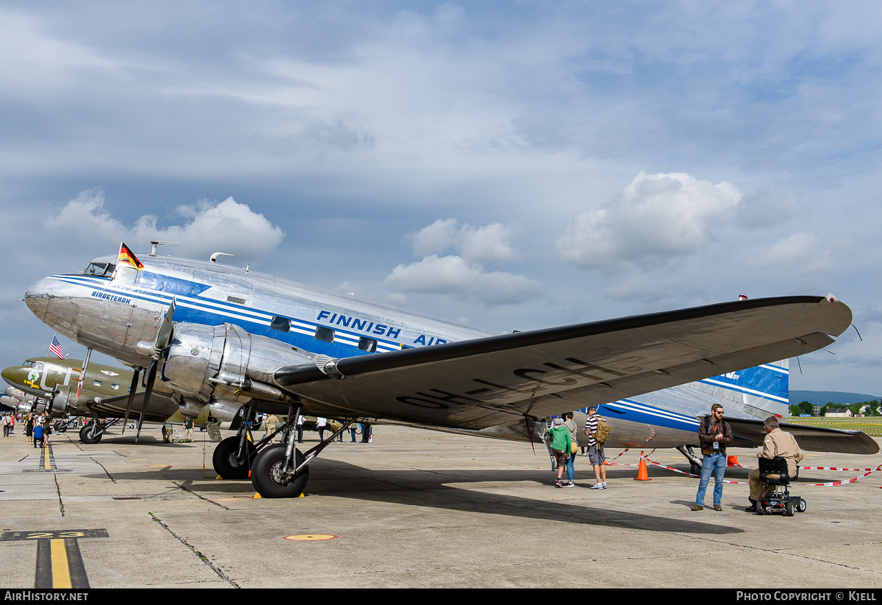 Aircraft Photo of OH-LCH | Douglas DC-3(CF) | Airveteran | Aero Oy - Finnish Airlines ...