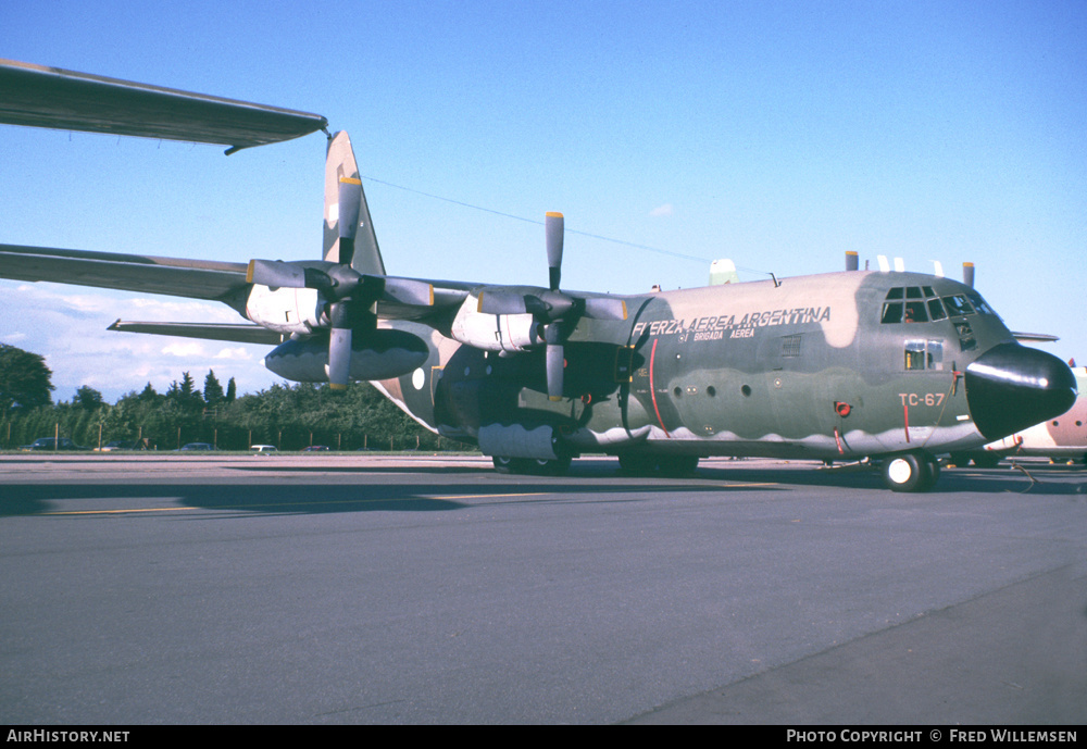 Aircraft Photo of TC-67 | Lockheed C-130H Hercules | Argentina - Air ...