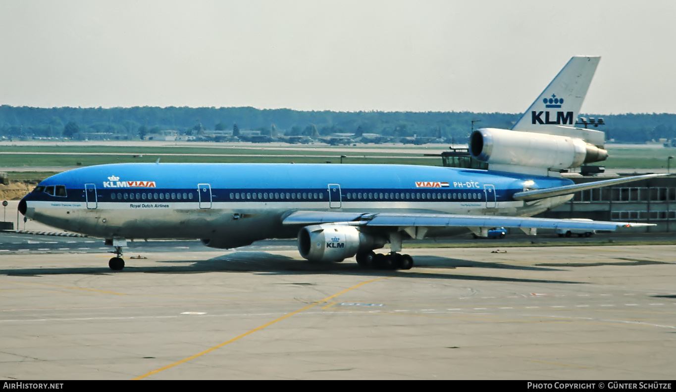 Aircraft Photo of PH-DTC | McDonnell Douglas DC-10-30 | KLM - Royal Dutch Airlines | AirHistory ...