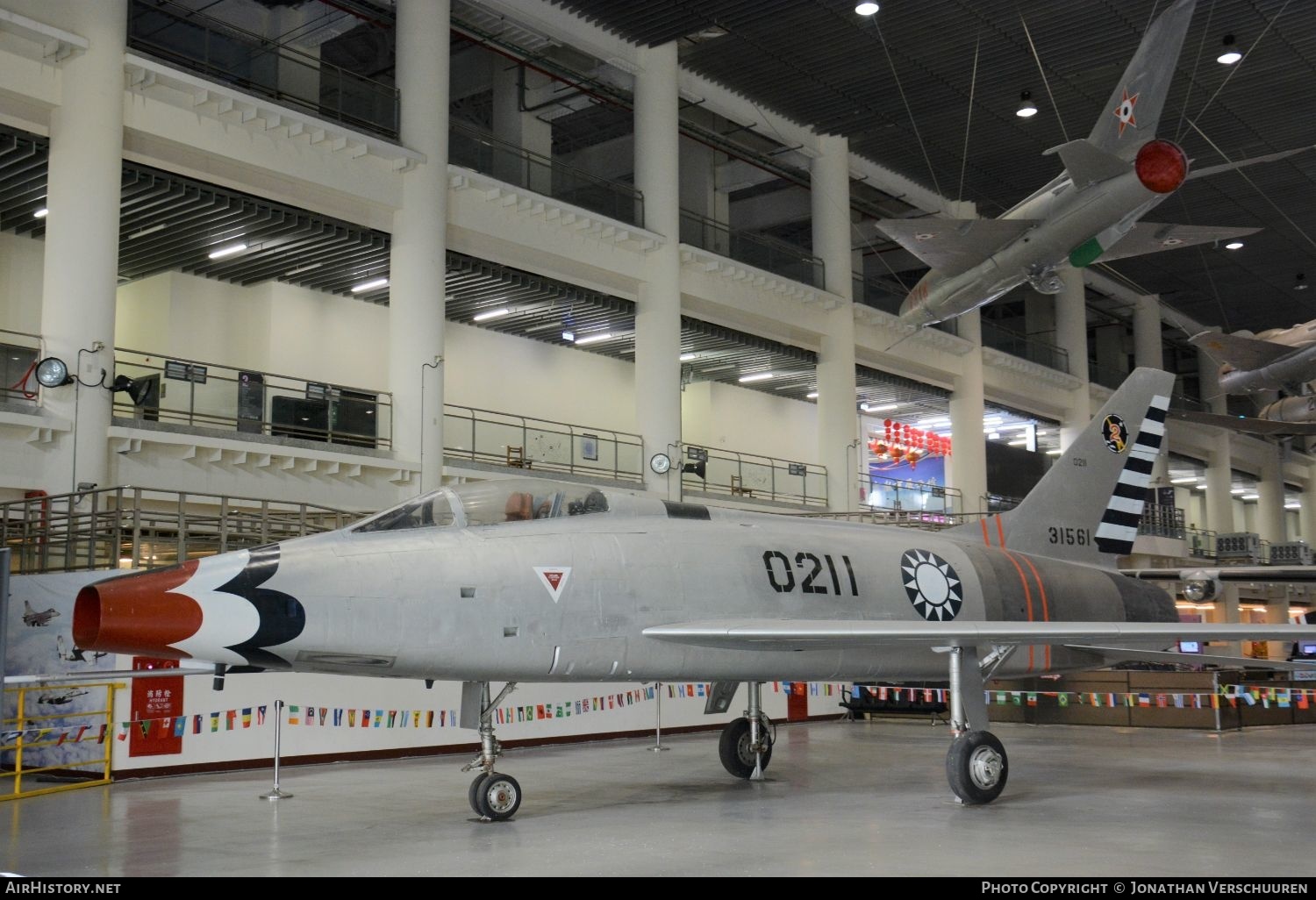 Aircraft Photo of 0211 | North American F-100A Super Sabre | Taiwan ...