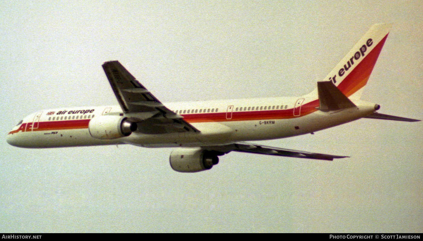 Aircraft Photo of G-BKRM | Boeing 757-236 | Air Europe | AirHistory.net ...