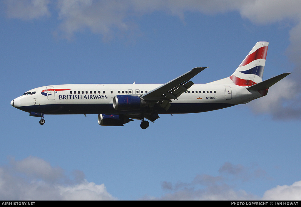 Aircraft Photo of G-DOCL | Boeing 737-436 | British Airways ...