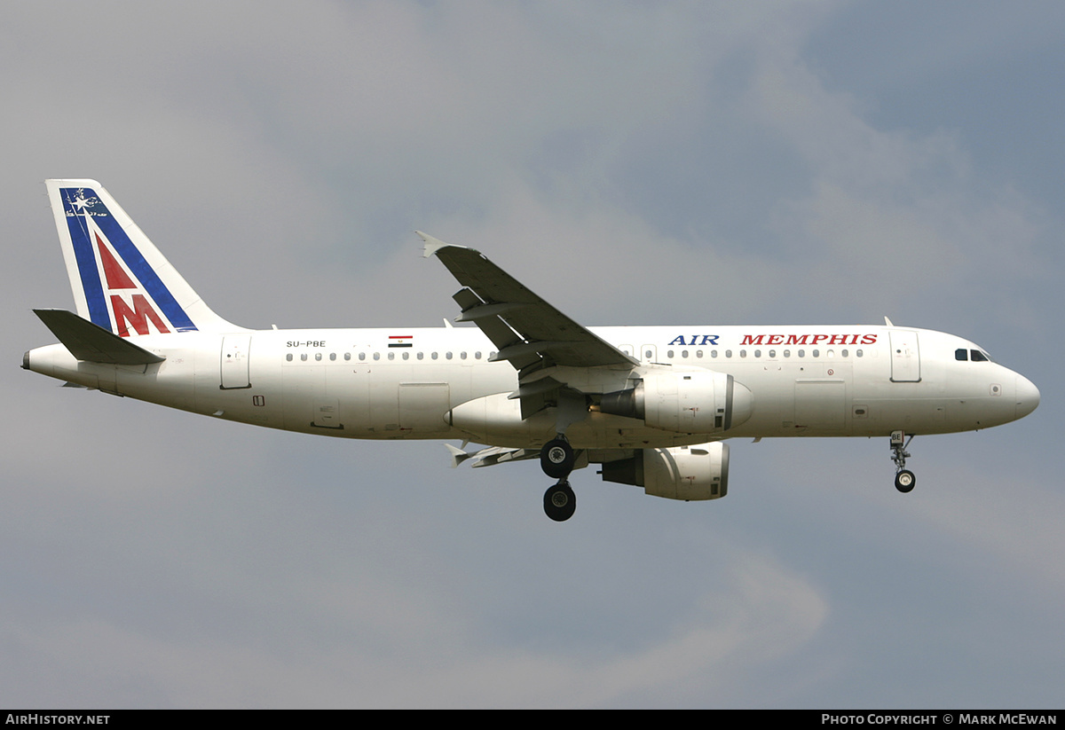 Aircraft Photo of SU-PBE | Airbus A320-211 | Air Memphis | AirHistory ...