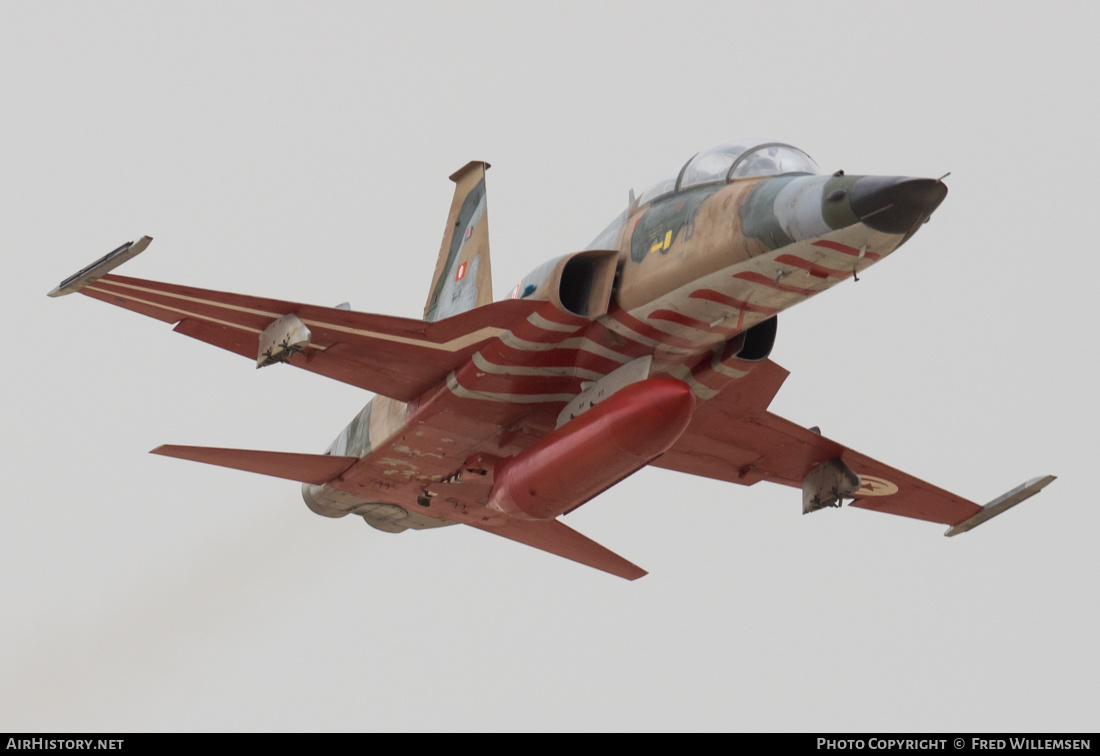 Aircraft Photo of Y92504 | Northrop F-5F Tiger II | Tunisia - Air Force | AirHistory.net #226343