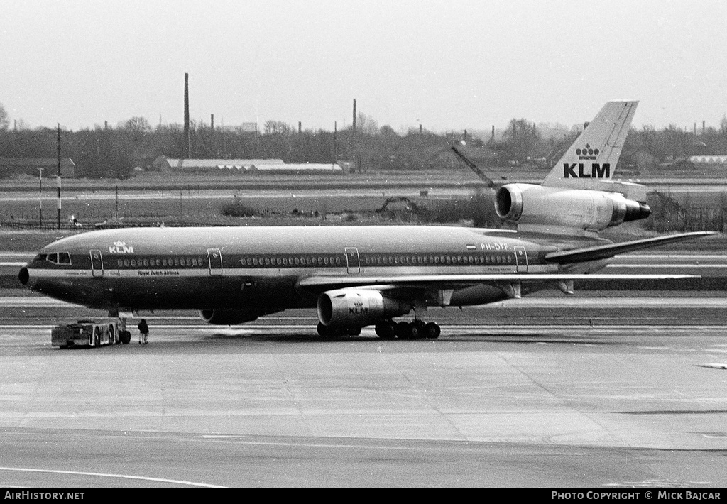 Aircraft Photo of PH-DTF | McDonnell Douglas DC-10-30 | KLM - Royal Dutch Airlines | AirHistory ...