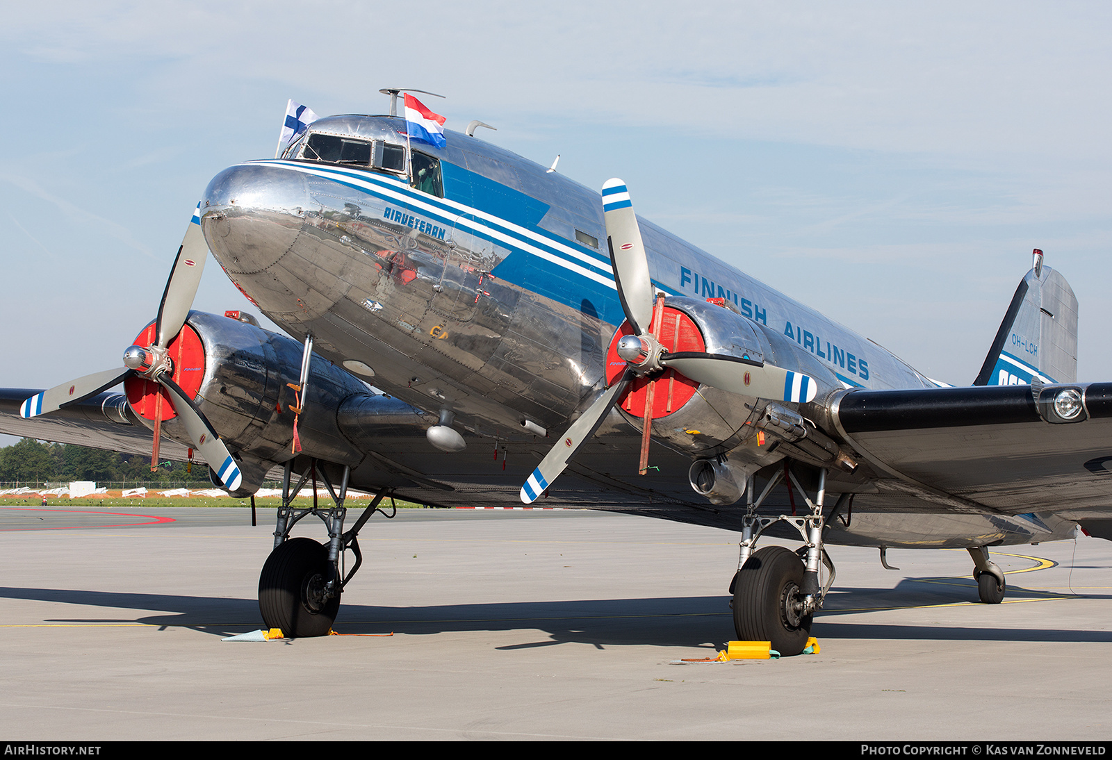 Aircraft Photo of OH-LCH | Douglas DC-3(CF) | Airveteran | Aero Oy - Finnish Airlines ...
