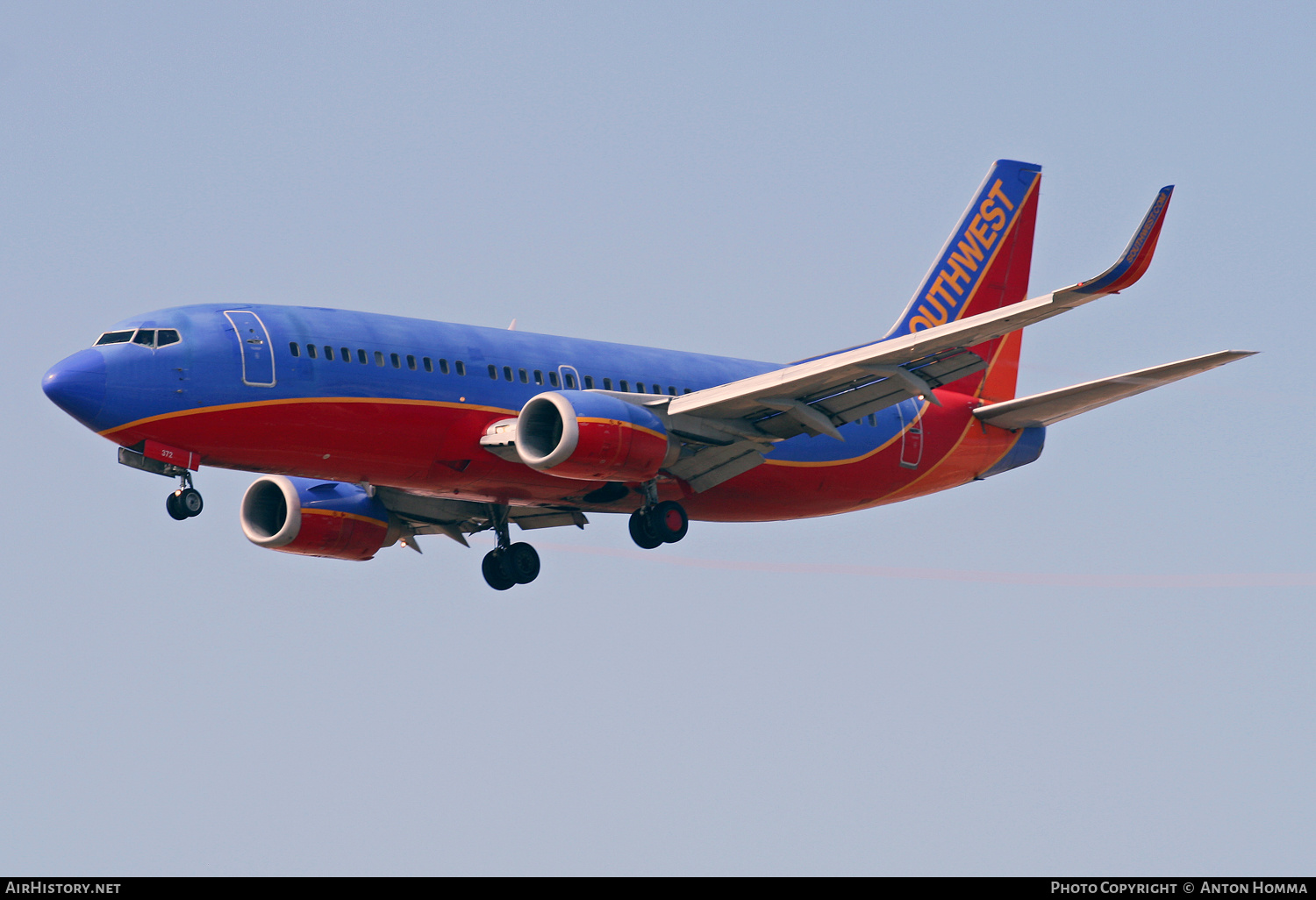 Aircraft Photo of N372SW | Boeing 737-3H4 | Southwest Airlines ...