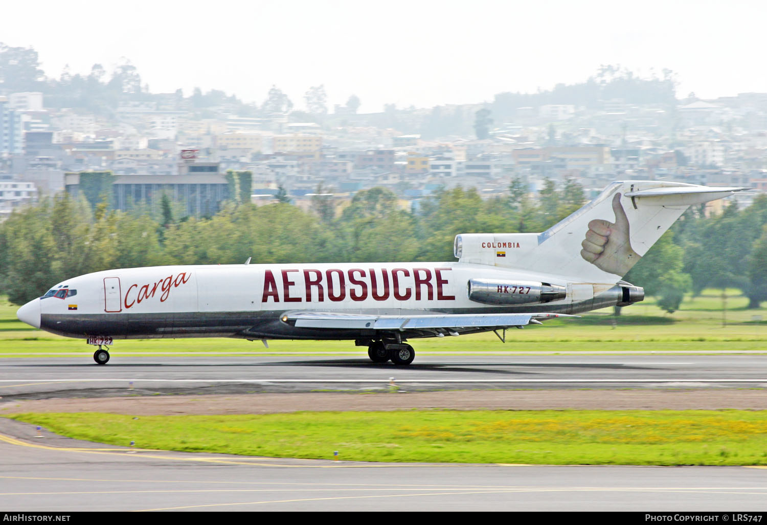 Aircraft Photo of HK-727 | Boeing 727-59(F) | Aerosucre Carga | AirHistory.net #264169