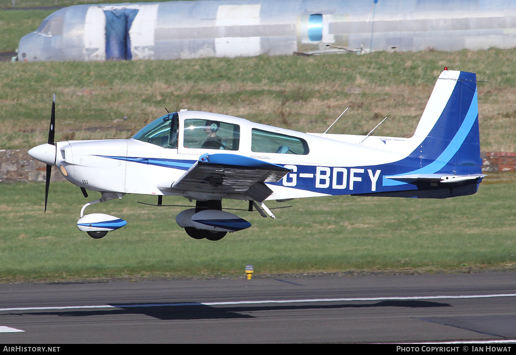 Aircraft Photo of G-BDFY | Grumman American AA-5 Traveler | AirHistory ...