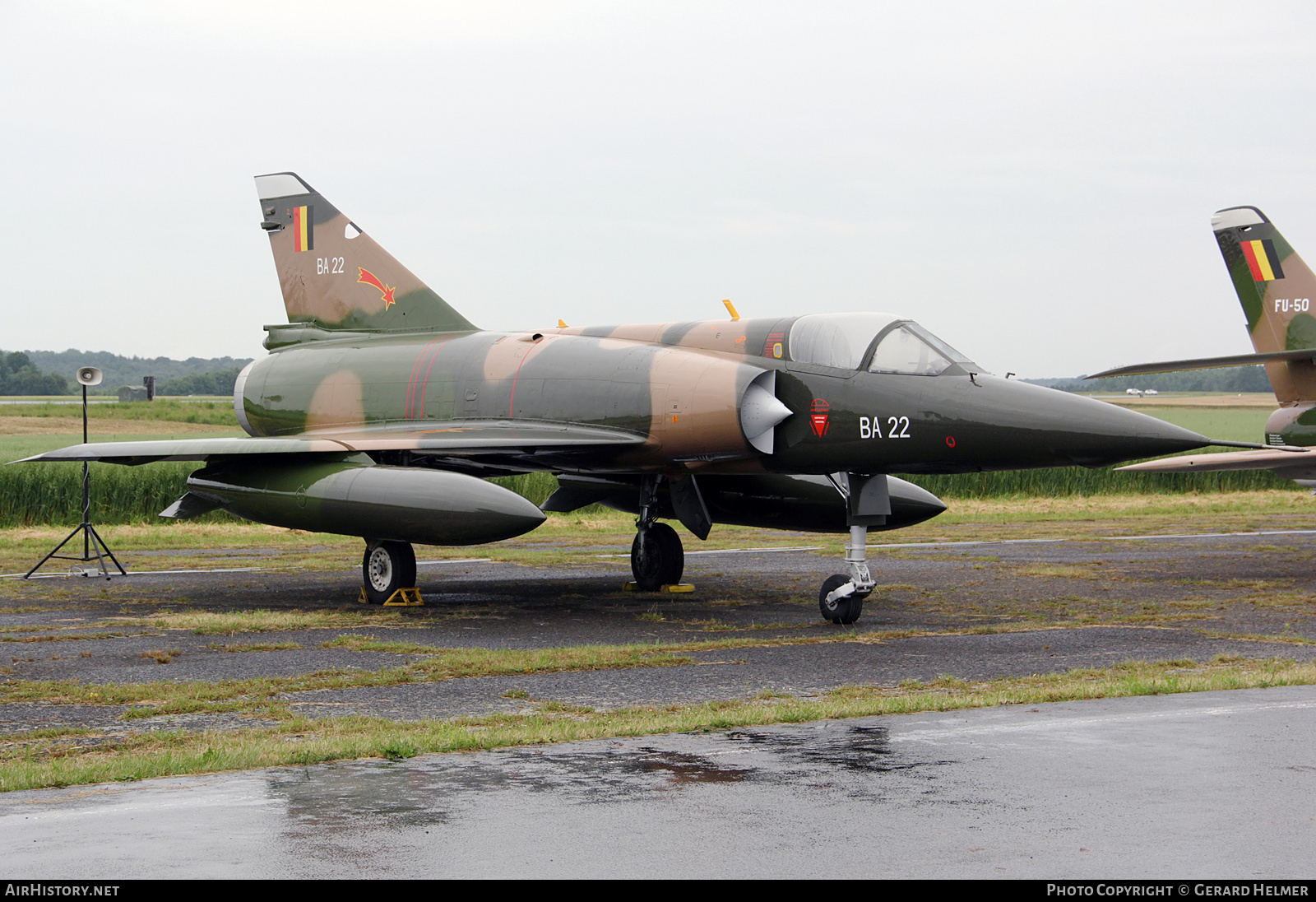 Aircraft Photo of BA22 | Dassault Mirage 5BA | Belgium - Air Force ...