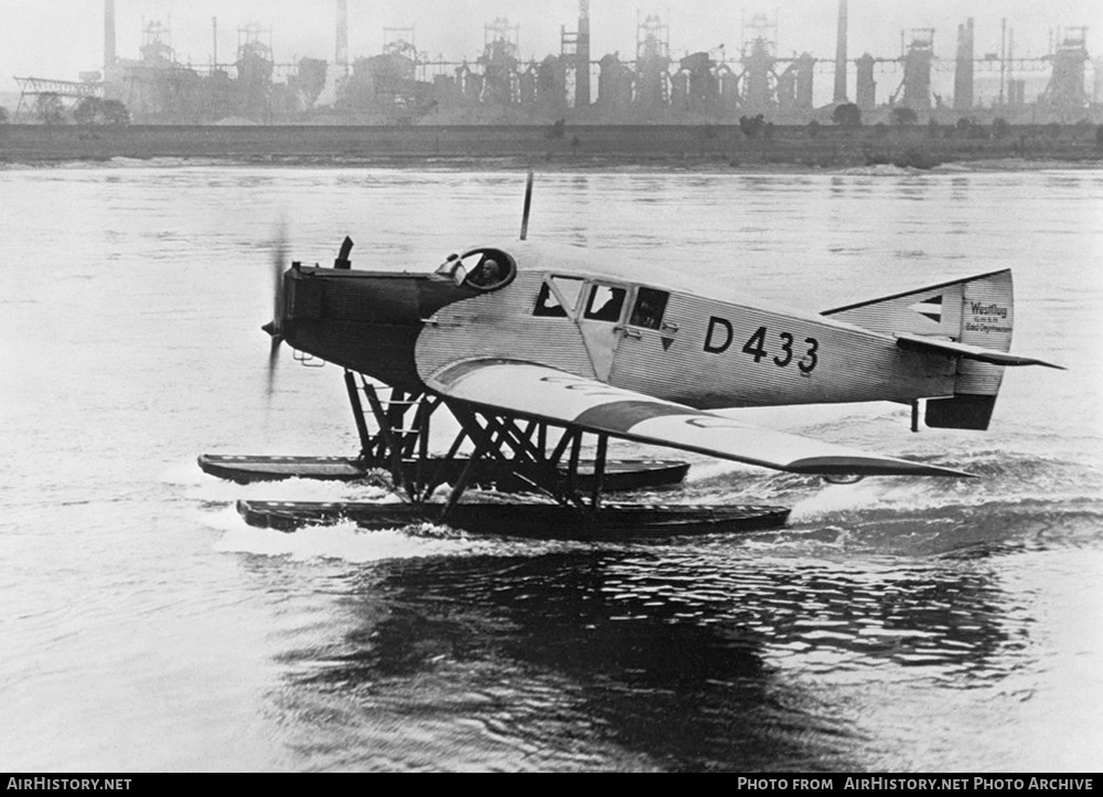 Aircraft Photo of D-433 | Junkers F 13bi | Westflug | AirHistory.net ...