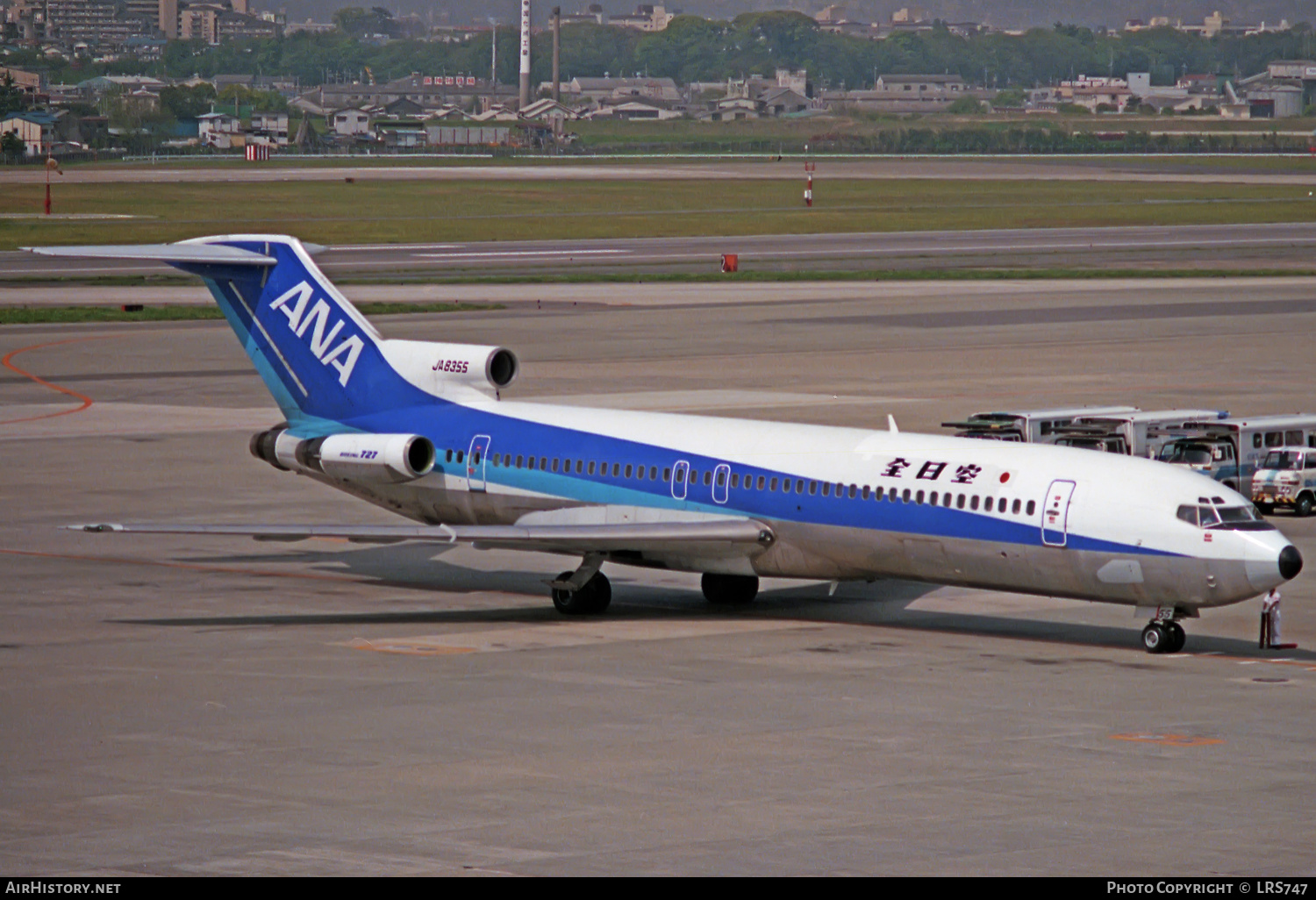 Aircraft Photo of JA8355 | Boeing 727-281/Adv | All Nippon Airways - ANA | AirHistory.net #301647