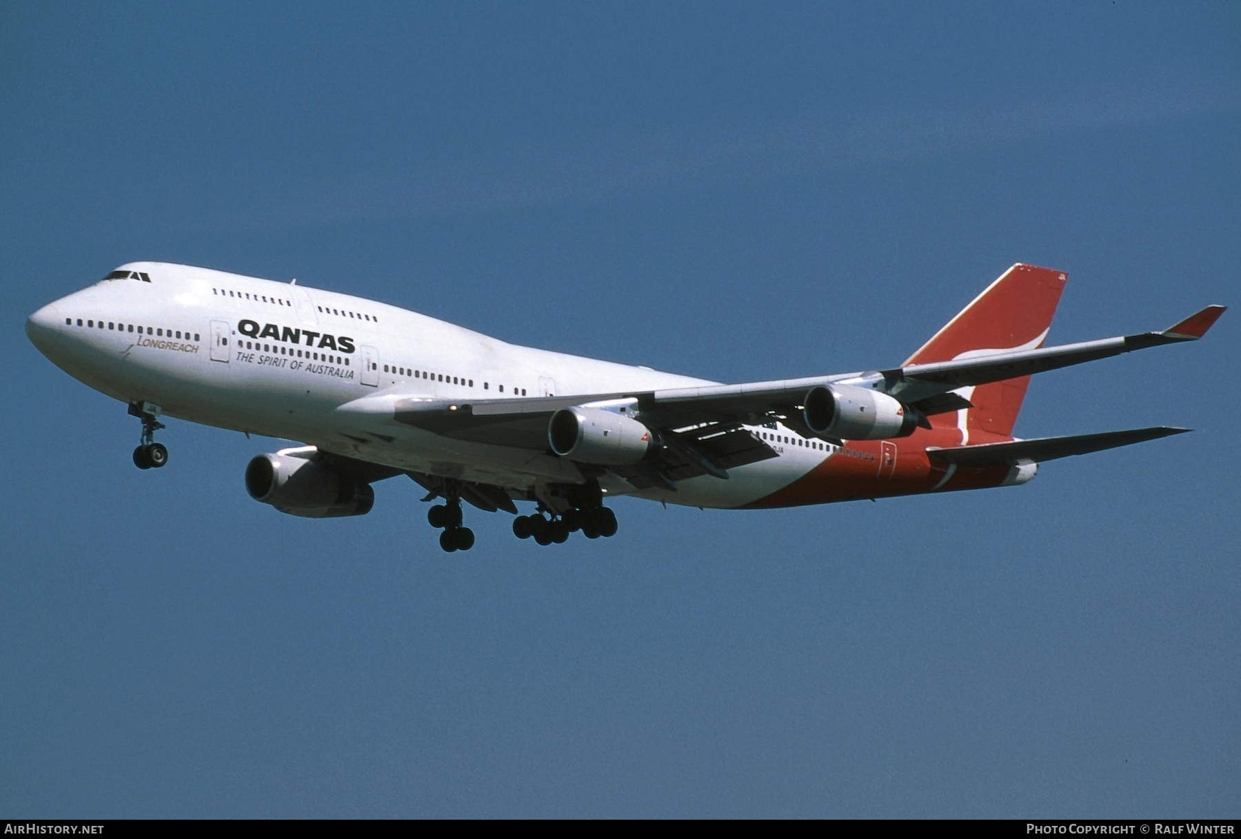 Aircraft Photo of VH-OJA | Boeing 747-438 | Qantas | AirHistory.net #306560