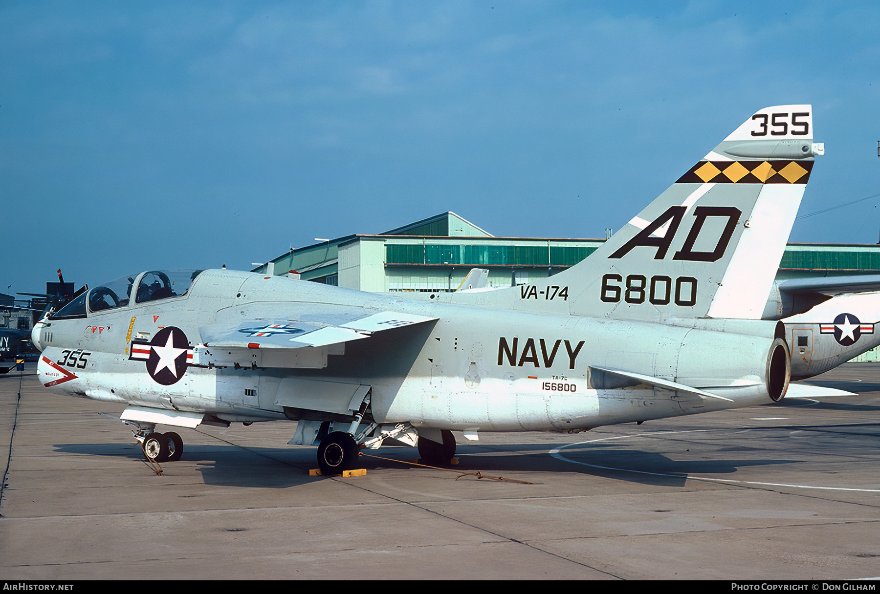 Aircraft Photo of 156800 | LTV TA-7C Corsair II | USA - Navy ...