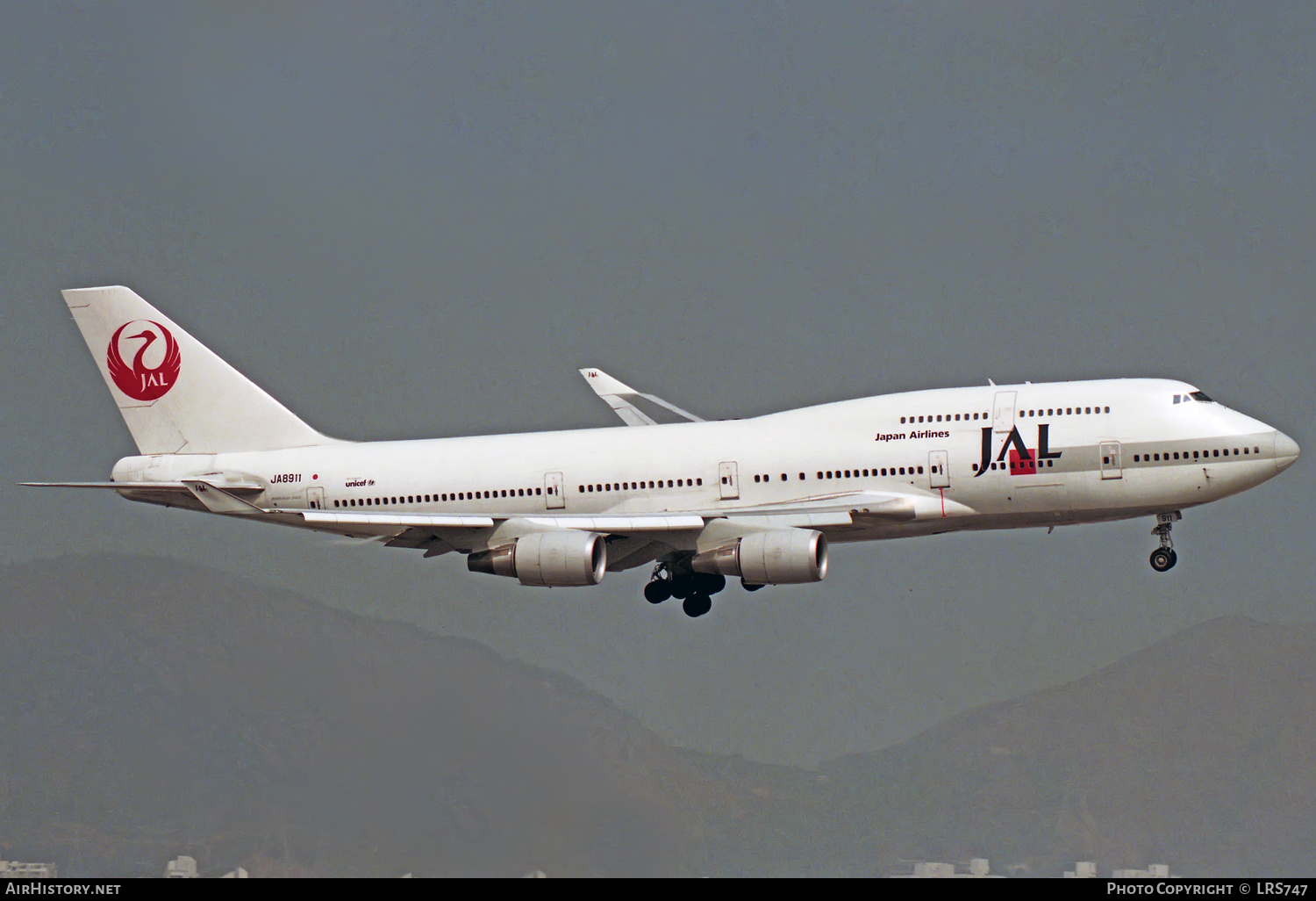 Aircraft Photo of JA8911 | Boeing 747-446 | Japan Airlines - JAL ...