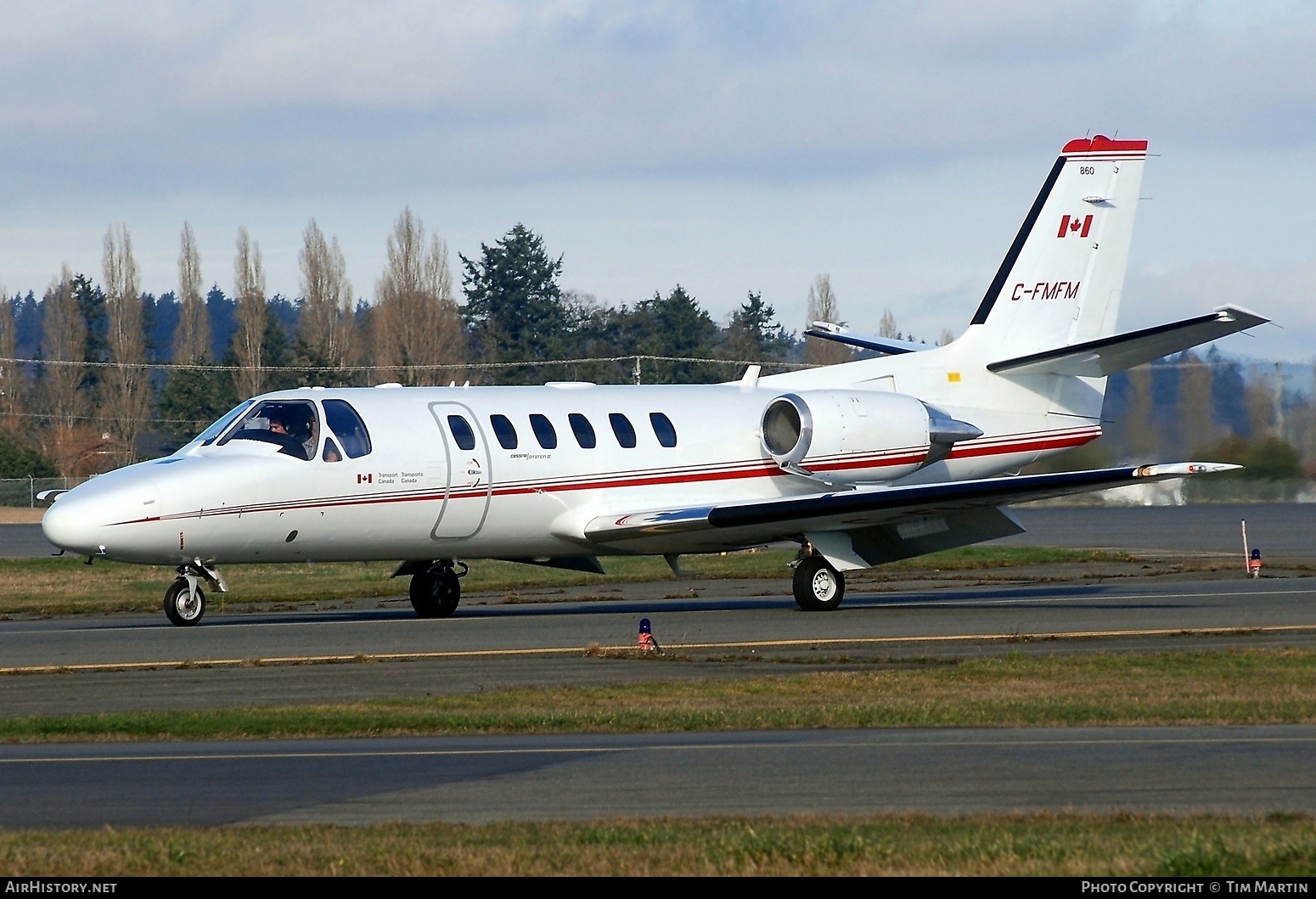 Aircraft Photo of C-FMFM | Cessna 550 Citation II | Transport Canada ...