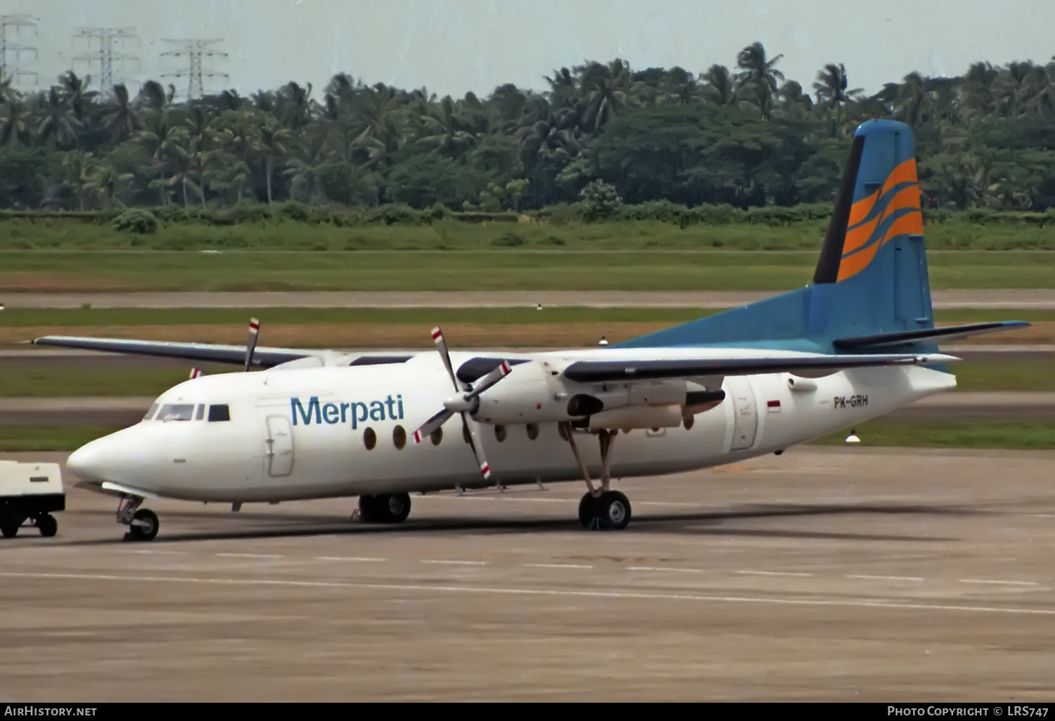 Aircraft Photo of PK-GRH | Fokker F27-500 Friendship | Merpati Nusantara Airlines | AirHistory ...