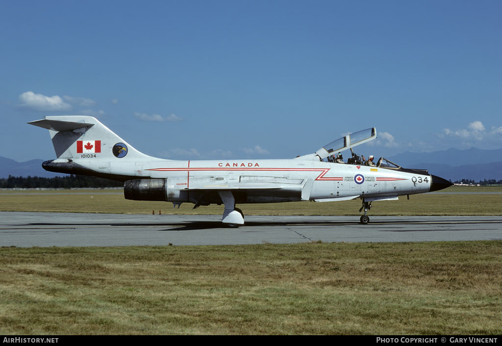 Aircraft Photo of 101034 | McDonnell CF-101B Voodoo | Canada - Air ...