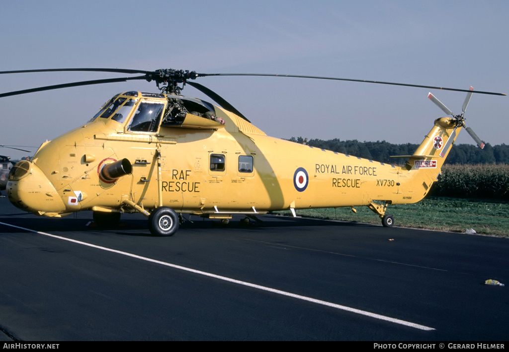 Aircraft Photo of XV730 | Westland WS-58 Wessex HC.2 | UK - Air Force ...