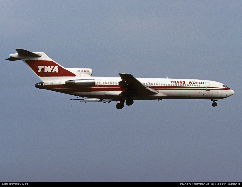 Aircraft Photo of N64339 | Boeing 727-231/Adv | Trans World Airlines ...