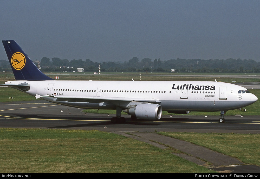 Aircraft Photo of D-AIAK | Airbus A300B4-603 | Lufthansa | AirHistory ...