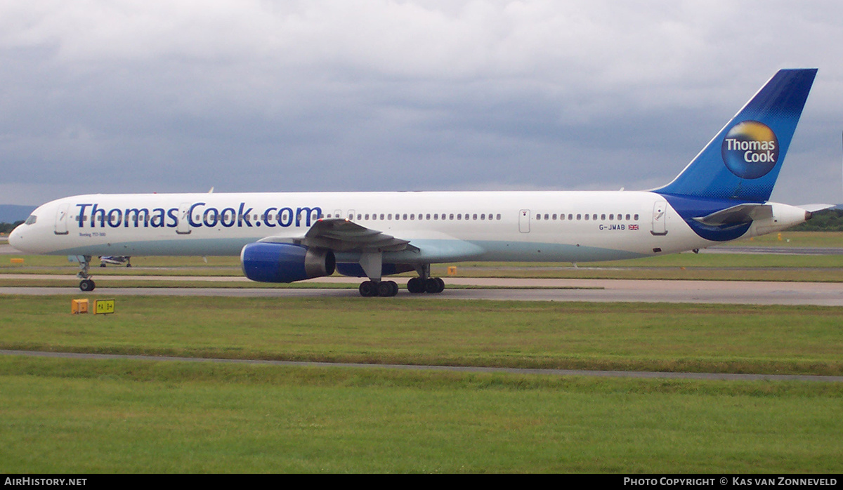 Aircraft Photo of G-JMAB | Boeing 757-3CQ | Thomas Cook Airlines ...
