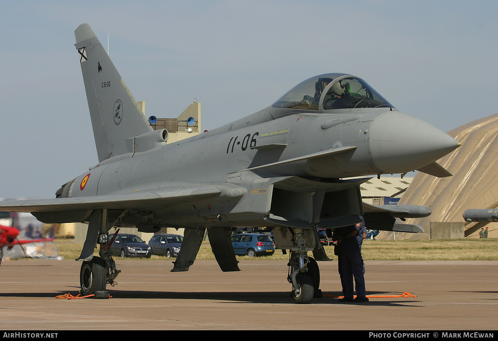 Aircraft Photo of C16-26 | Eurofighter EF-2000 Typhoon S | Spain - Air Force | AirHistory.net ...