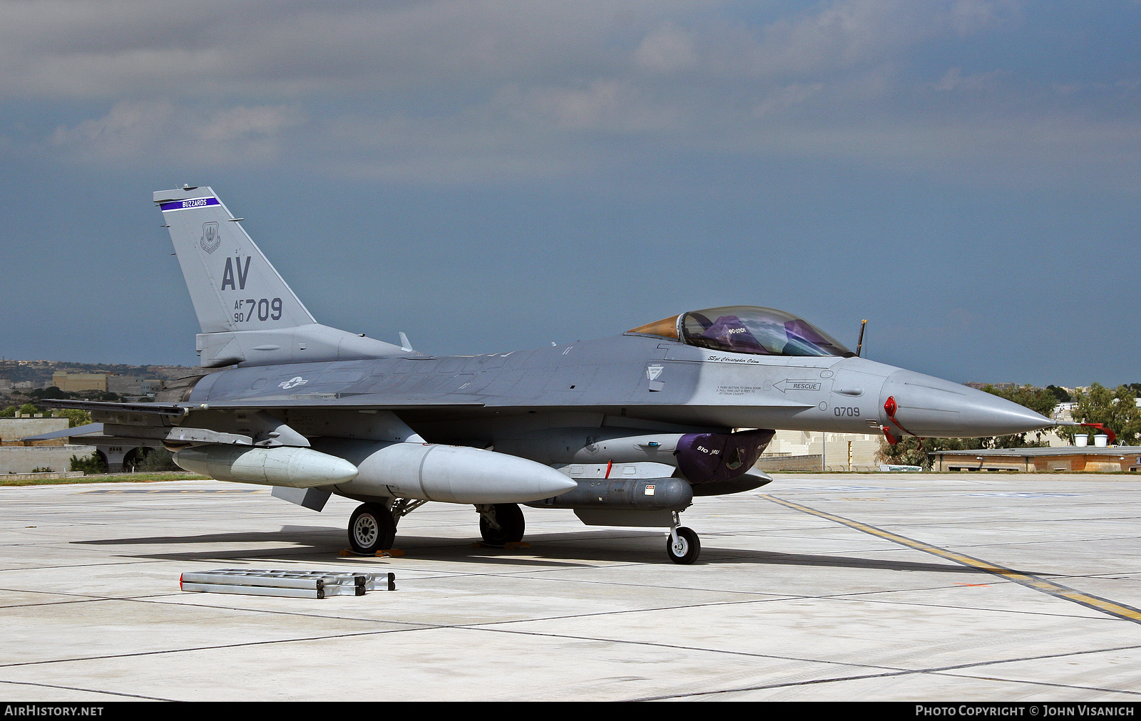 Aircraft Photo of 90-0709 / AF90-709 | General Dynamics F-16CM Fighting ...