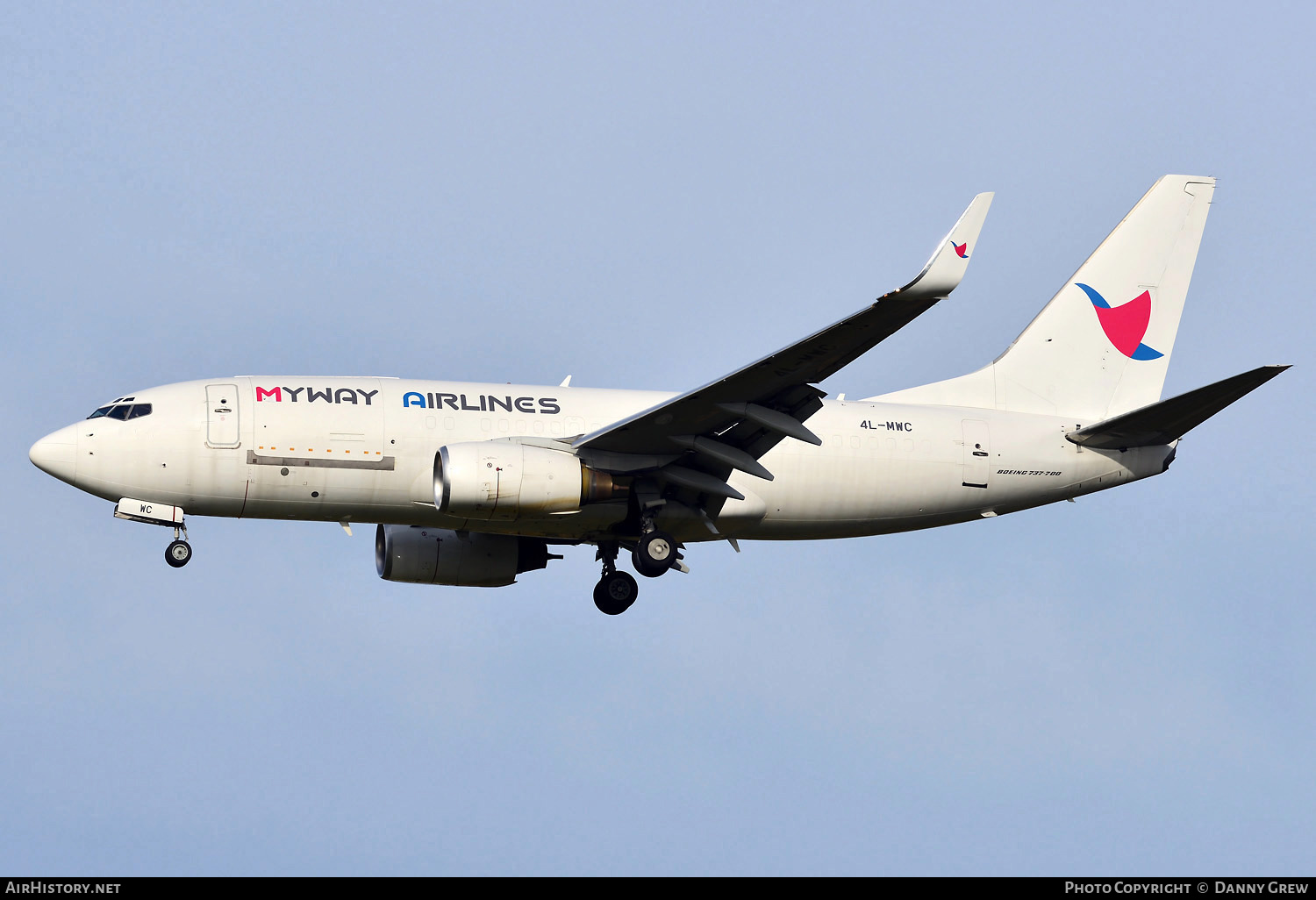 Aircraft Photo of 4L-MWC | Boeing 737-75C(F) | MyWay Airlines | AirHistory.net #402771