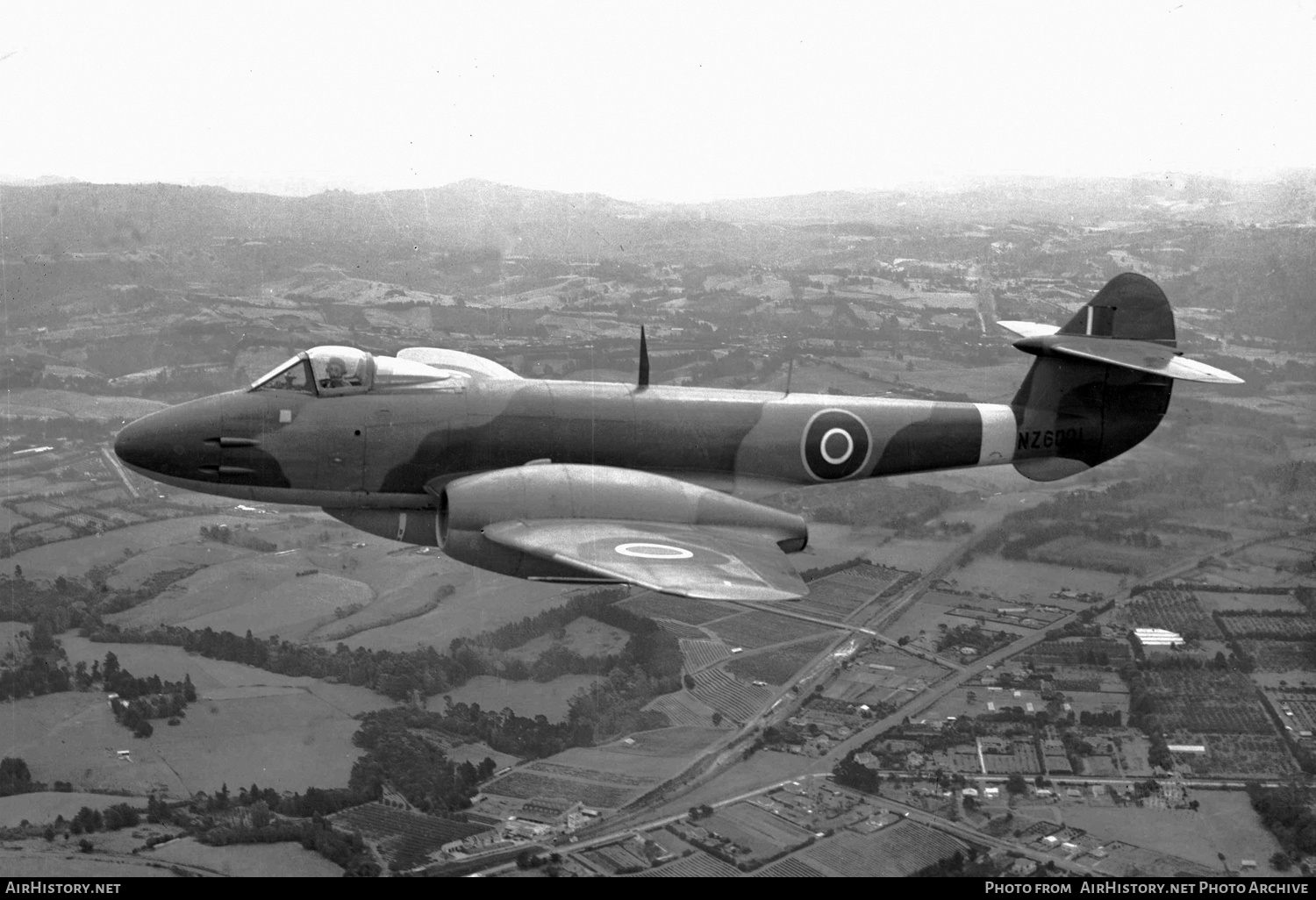 Aircraft Photo of NZ6001 | Gloster Meteor F3 | New Zealand - Air Force ...
