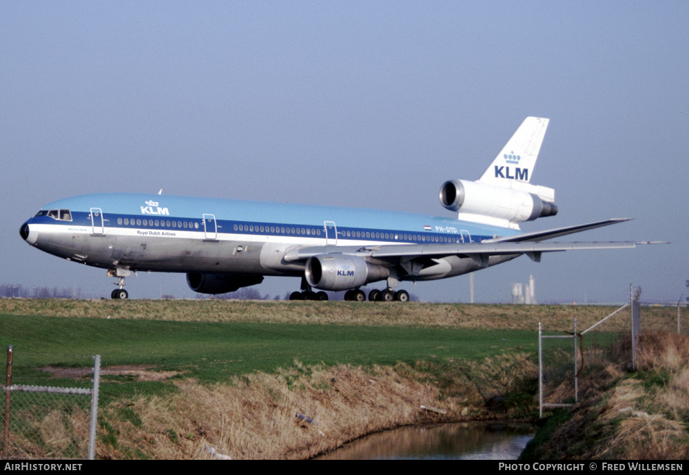 Aircraft Photo of PH-DTD | McDonnell Douglas DC-10-30 | KLM - Royal Dutch Airlines | AirHistory ...