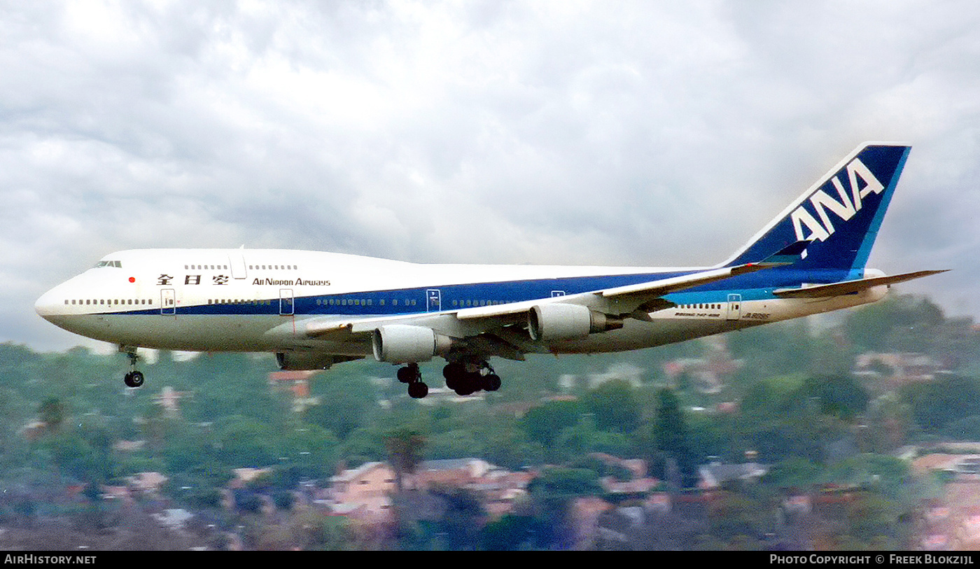 Aircraft Photo of JA8095 | Boeing 747-481 | All Nippon Airways - ANA ...