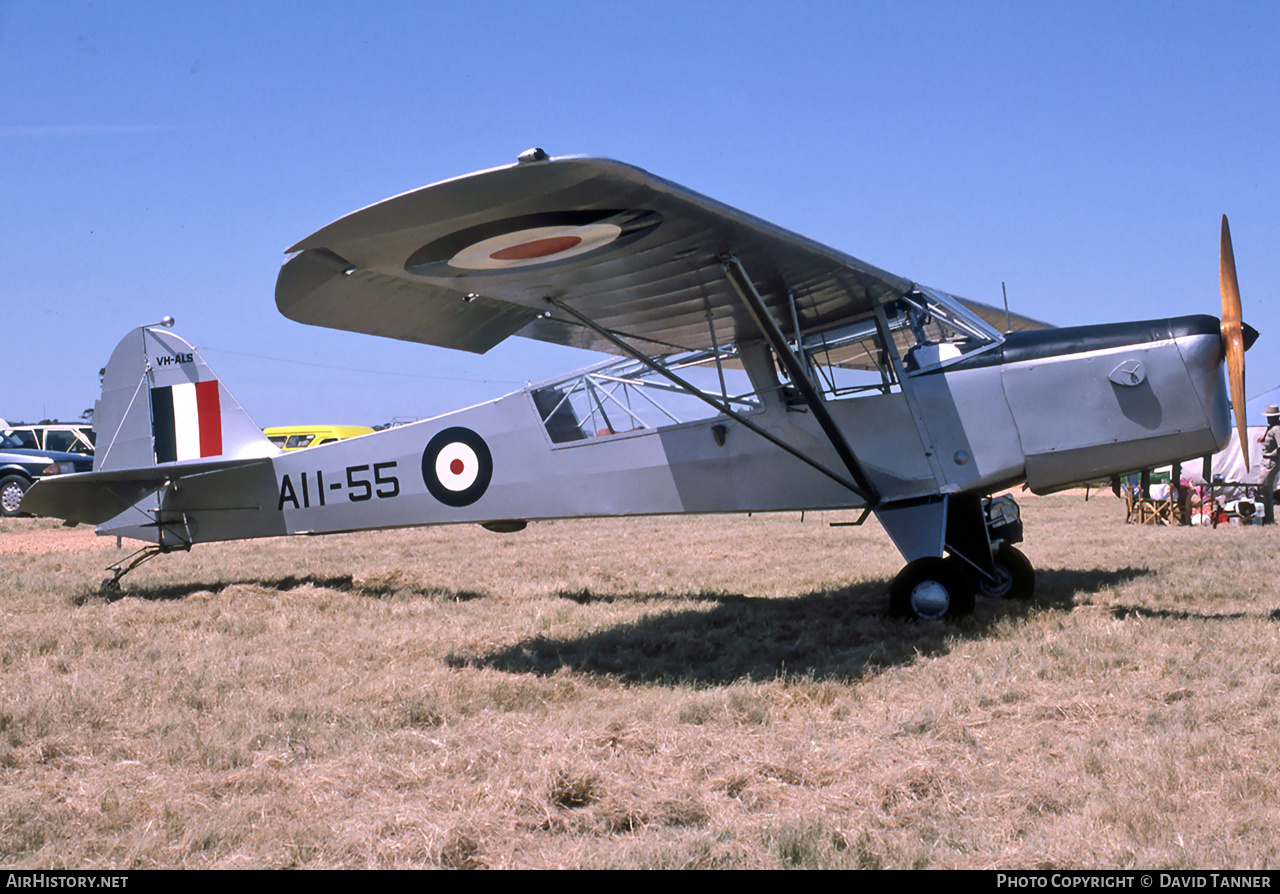 Aircraft Photo of VH-ALS / A11-55 | Taylorcraft E Auster Mk3 ...