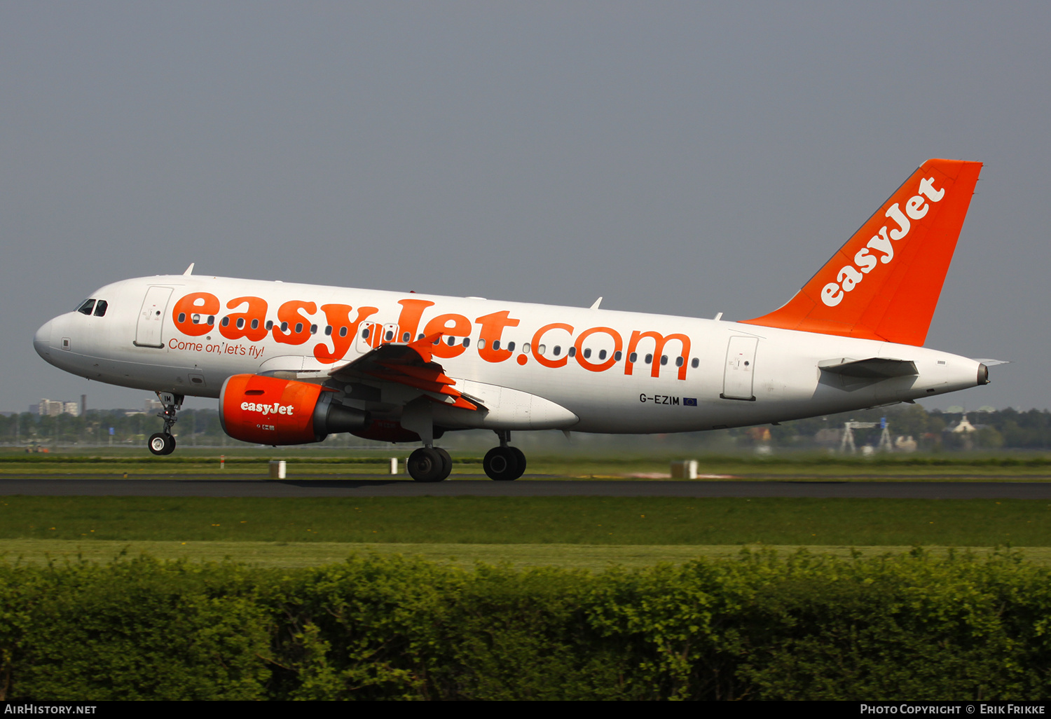 Aircraft Photo of G-EZIM | Airbus A319-111 | EasyJet | AirHistory.net ...