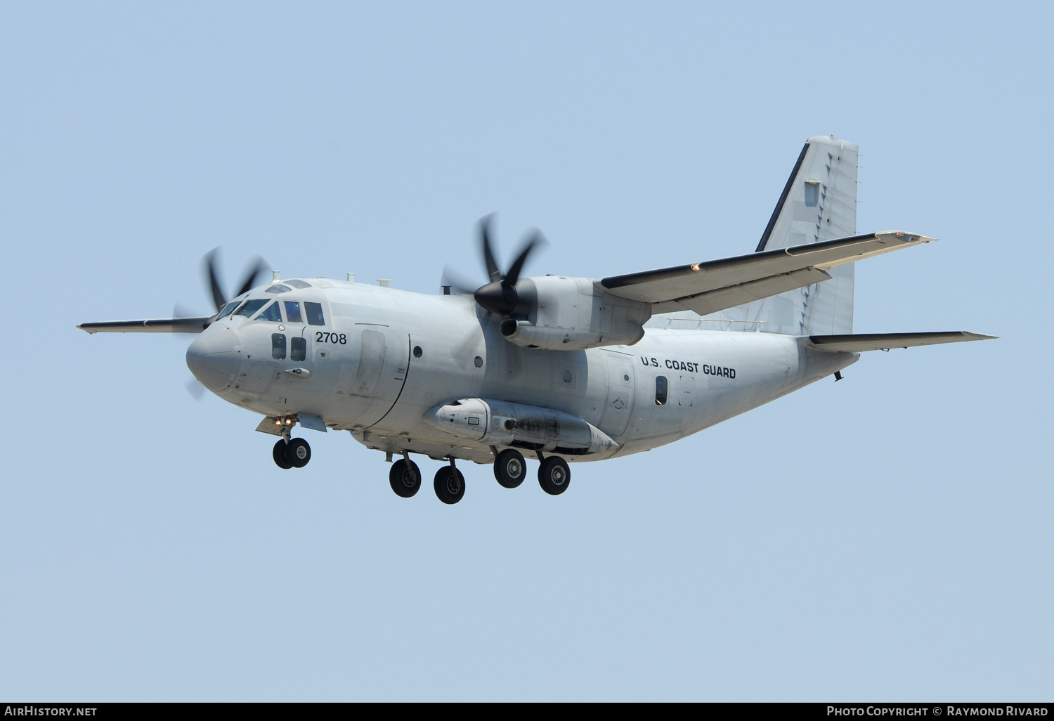 Aircraft Photo of 2708 | Aeritalia HC-27J Spartan | USA - Coast Guard ...