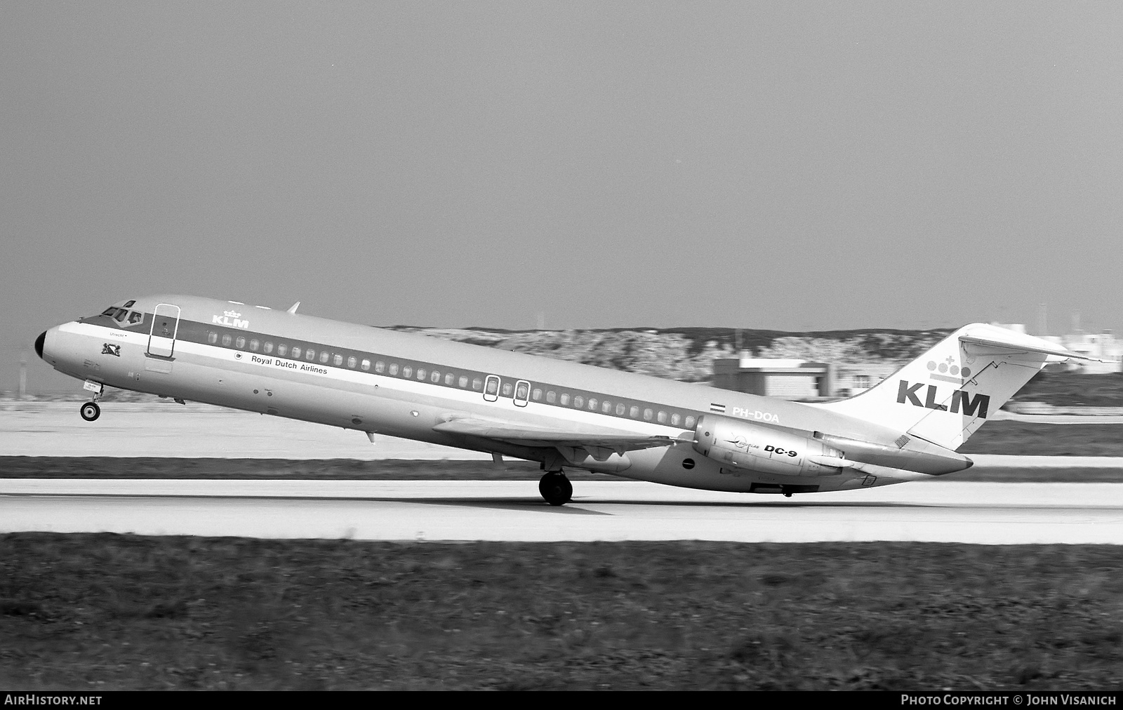 Aircraft Photo of PH-DOA | McDonnell Douglas DC-9-32 | KLM - Royal Dutch Airlines | AirHistory ...