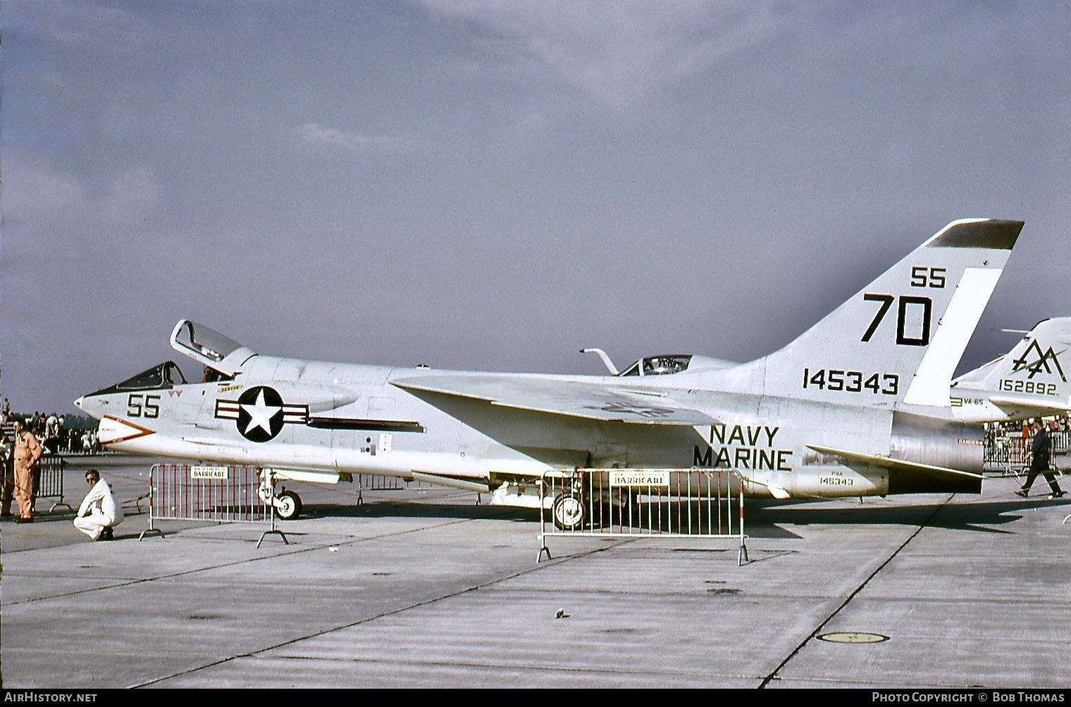 Aircraft Photo of 145343 | Vought F-8A Crusader | USA - Navy ...