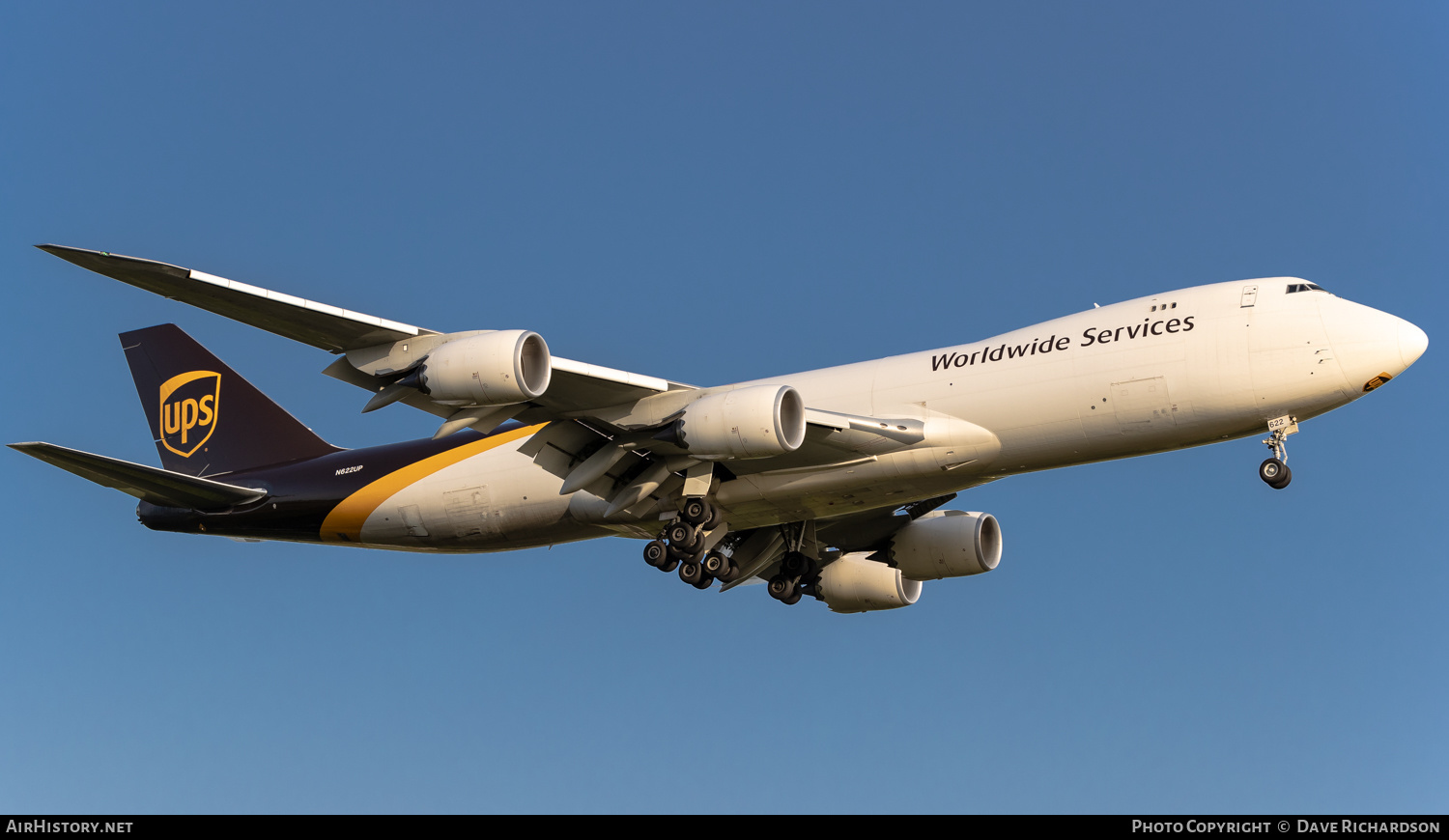 Aircraft Photo of N622UP | Boeing 747-8F | United Parcel Service - UPS ...