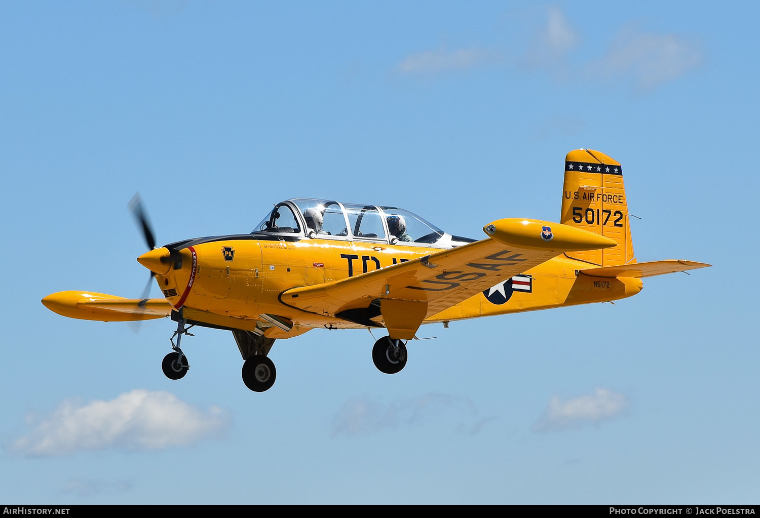 Aircraft Photo of N5172 / 50172 | Beech T-34A Mentor | USA - Air Force ...