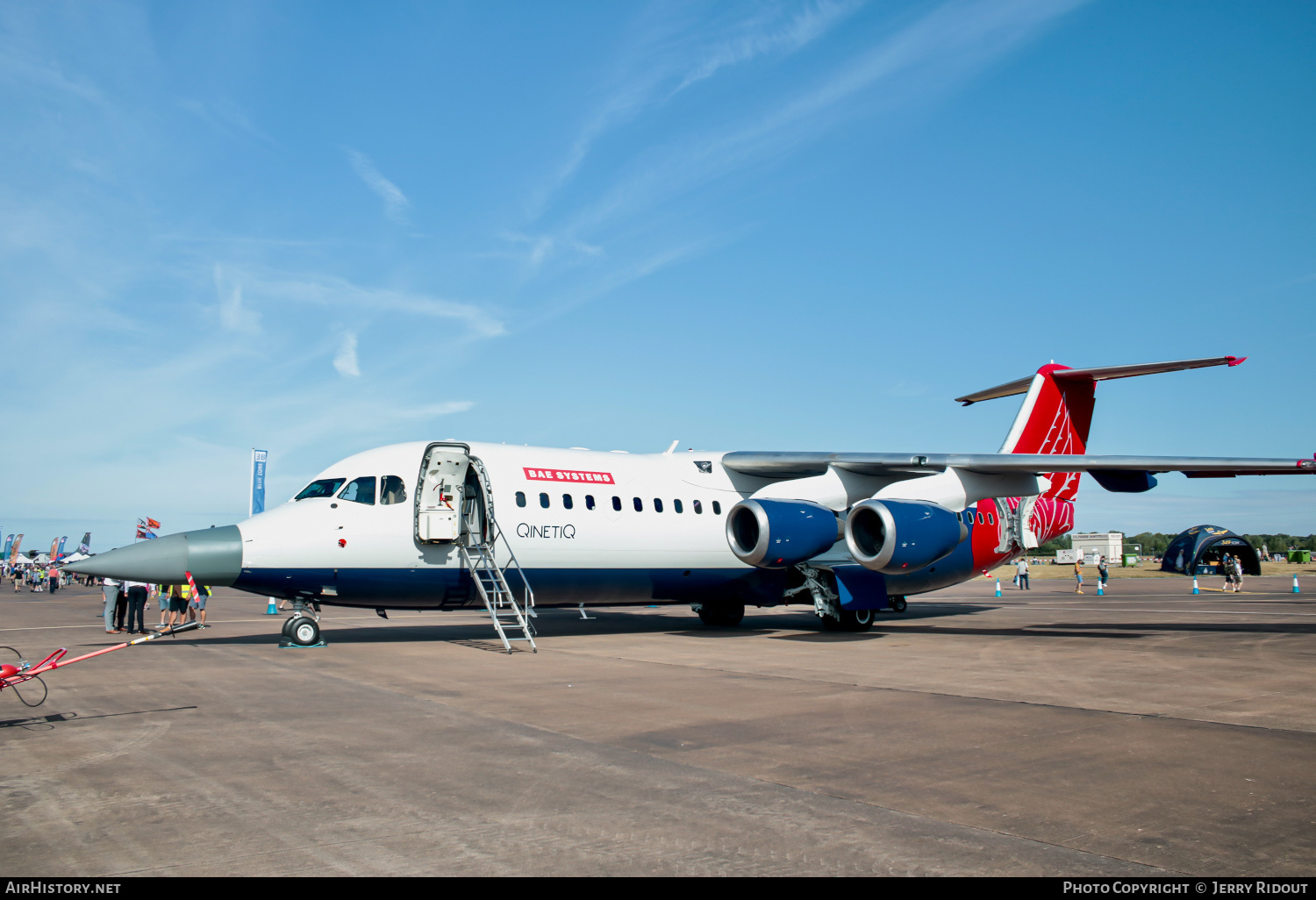 Aircraft Photo of G-ETPL | BAE Systems Avro 146-RJ100 | QinetiQ ...